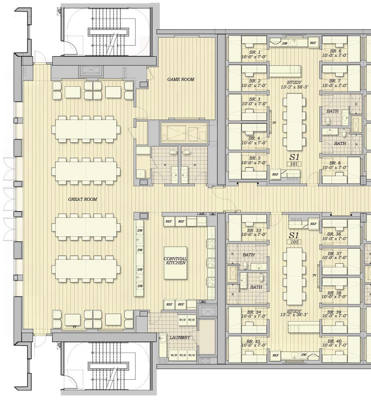 Munger Hall, el edificio más odiado del mundo que prevé pantallas en ...