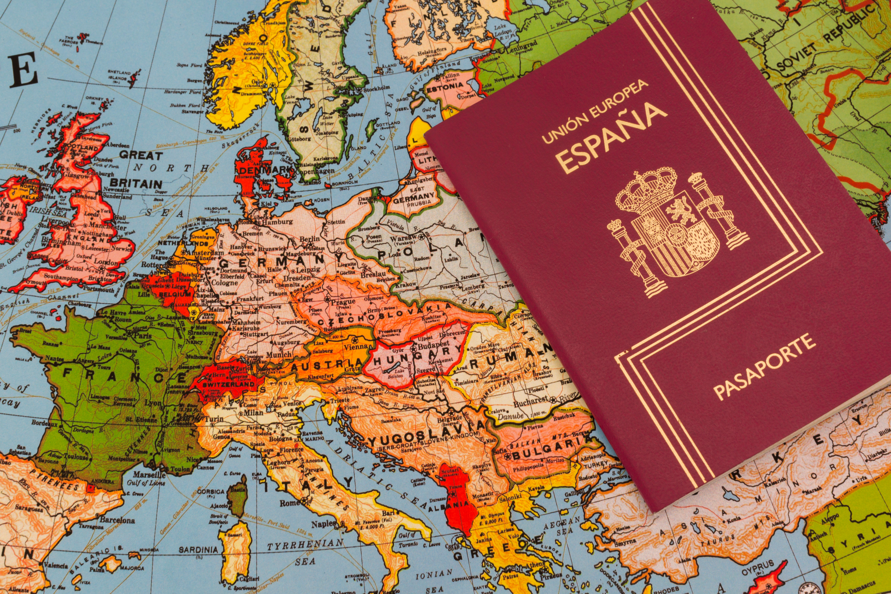 Cuantos paises puedes visitar con el pasaporte español foto ...