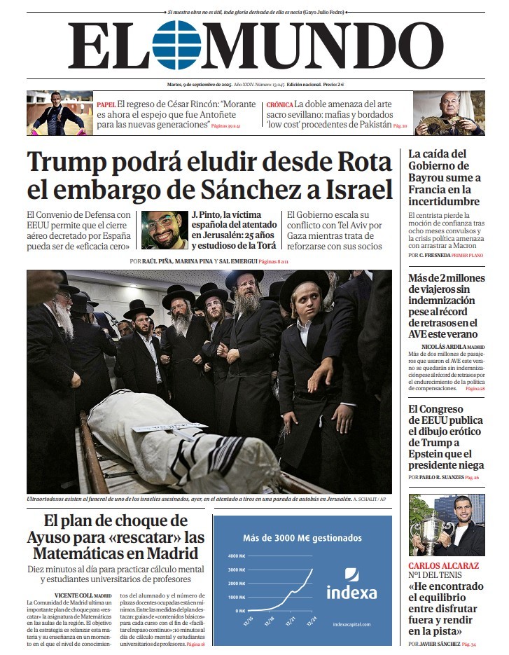 Portada EL MUNDO hoy - Edición impresa | EL MUNDO