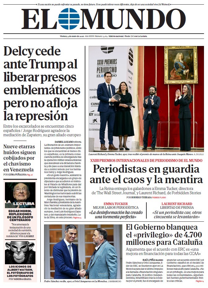 Portada EL MUNDO hoy - Edición impresa | EL MUNDO