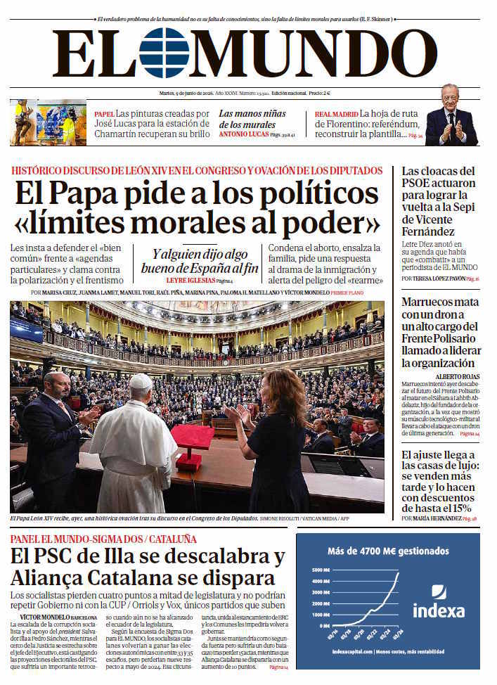 Portada EL MUNDO hoy - Edición impresa | EL MUNDO