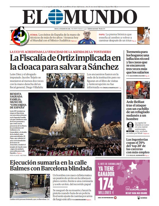 Portada EL MUNDO hoy - Edición impresa | EL MUNDO